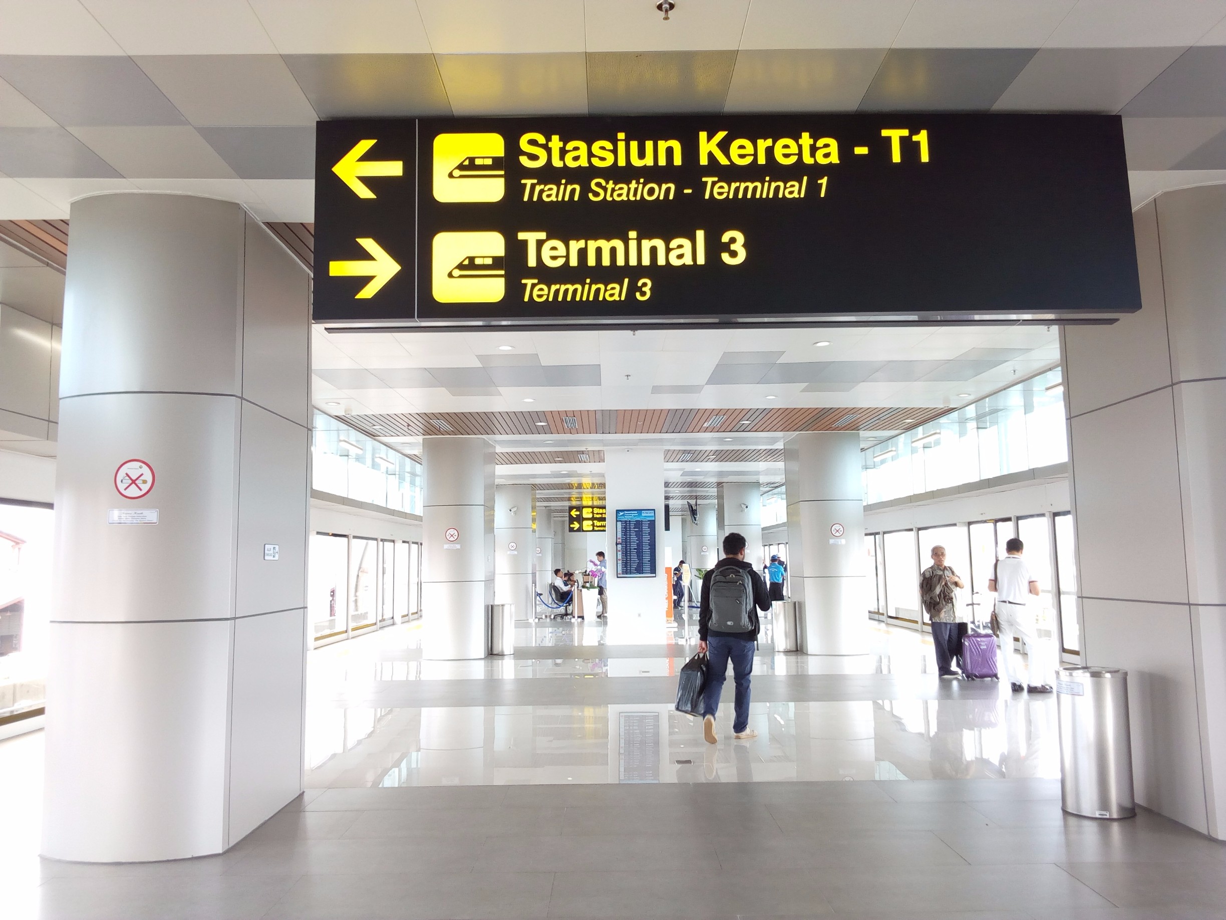 Skytrain, Connecting The 3 Terminals in Soekarno Hatta International ...